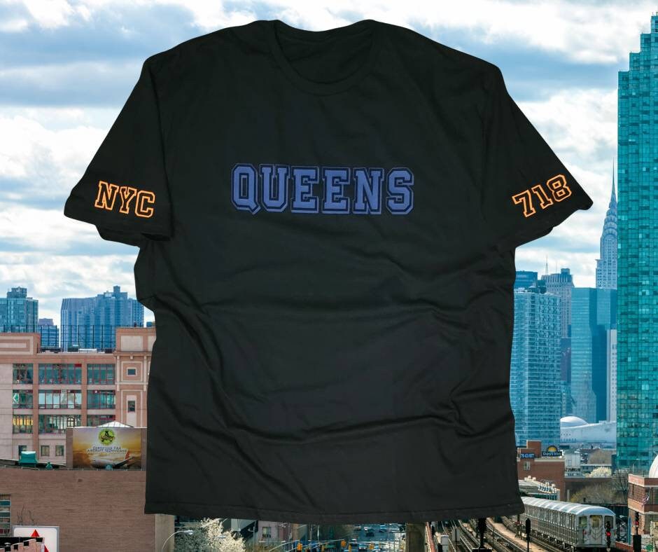 Queens New York City 718 Black T-shirt NYC 718 Shirt Unisex - Etsy