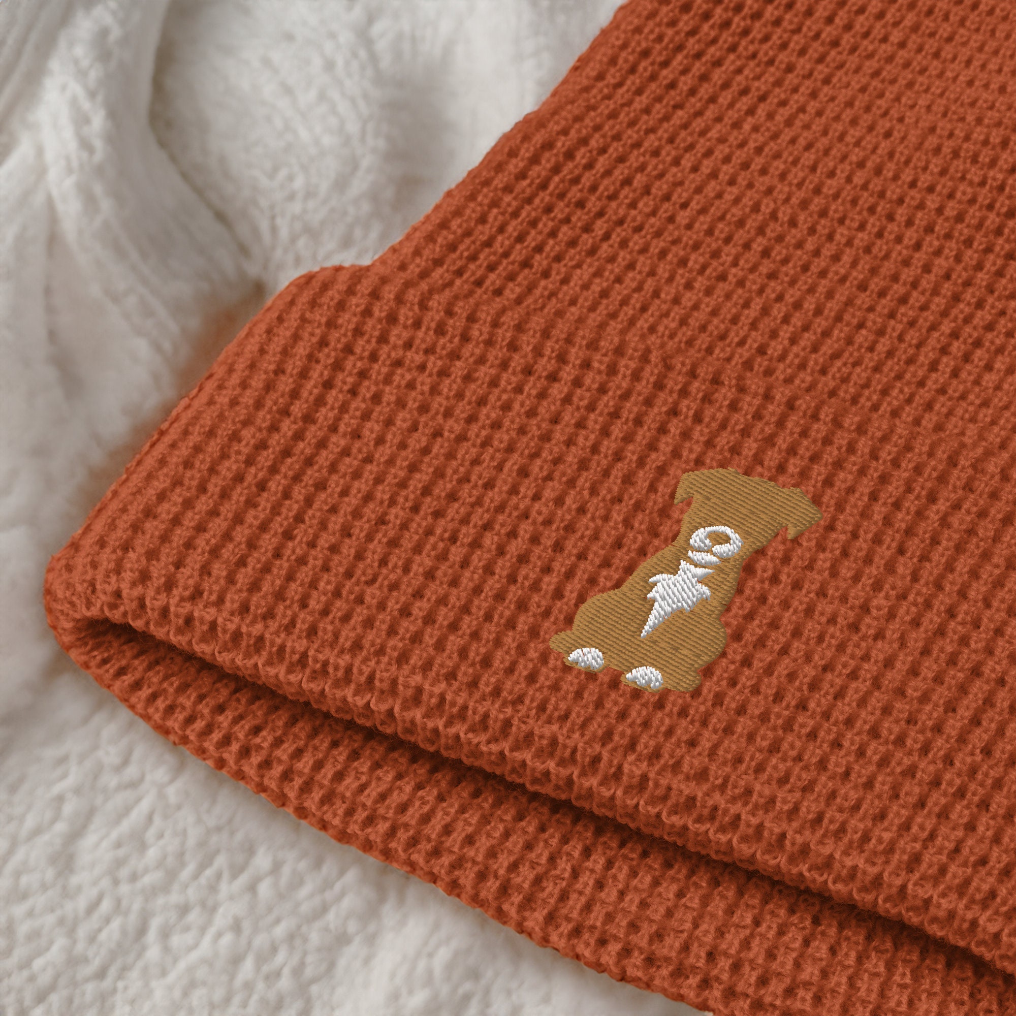 Signature Pittie Beanie Pit Bull Dog Design Knit Hat, Warm & Stylish ...