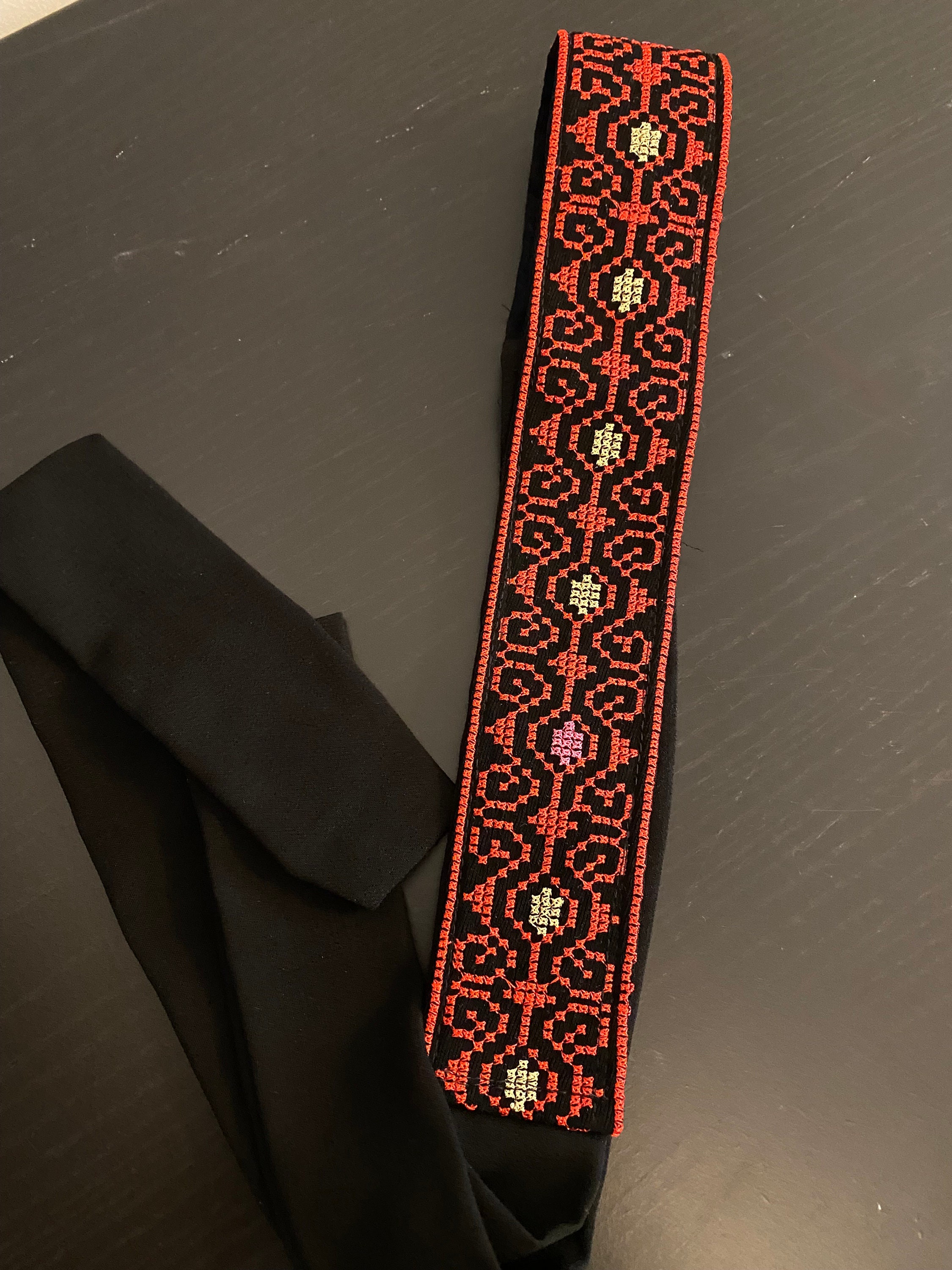Jordanian Palestinian Tatreez Embroidery Headband Belt, Made in Jordan ...