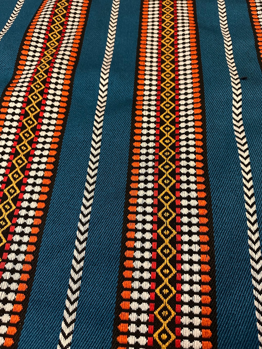 Jordanian Made Bedouin Sadu Fabric for Cushions, Tablecloths, Pillow ...