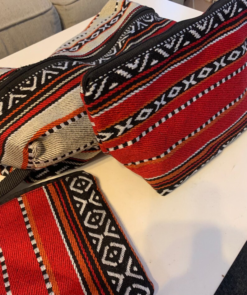 Jordanian Made Bedouin Sadu Fabric for Cushions, Tablecloths, Pillow ...