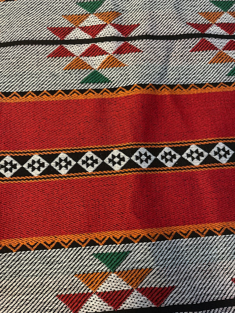 Jordanian Made Bedouin Sadu Fabric for Cushions, Tablecloths, Pillow ...