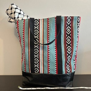 Jordanian Made Bedouin Sadu Fabric for Cushions, Tablecloths, Pillow ...