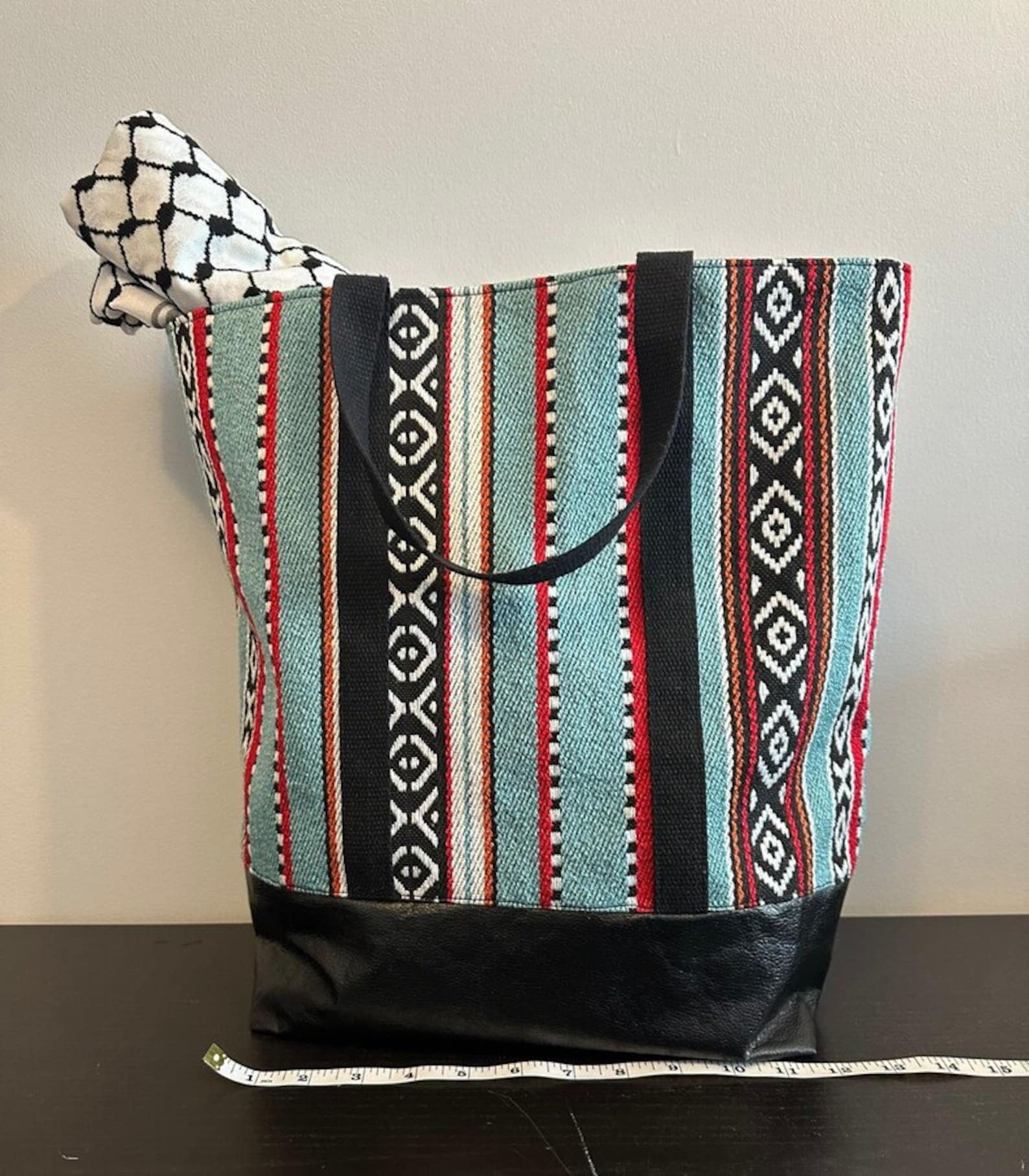 Jordanian Made Bedouin Sadu Fabric for Cushions, Tablecloths, Pillow ...