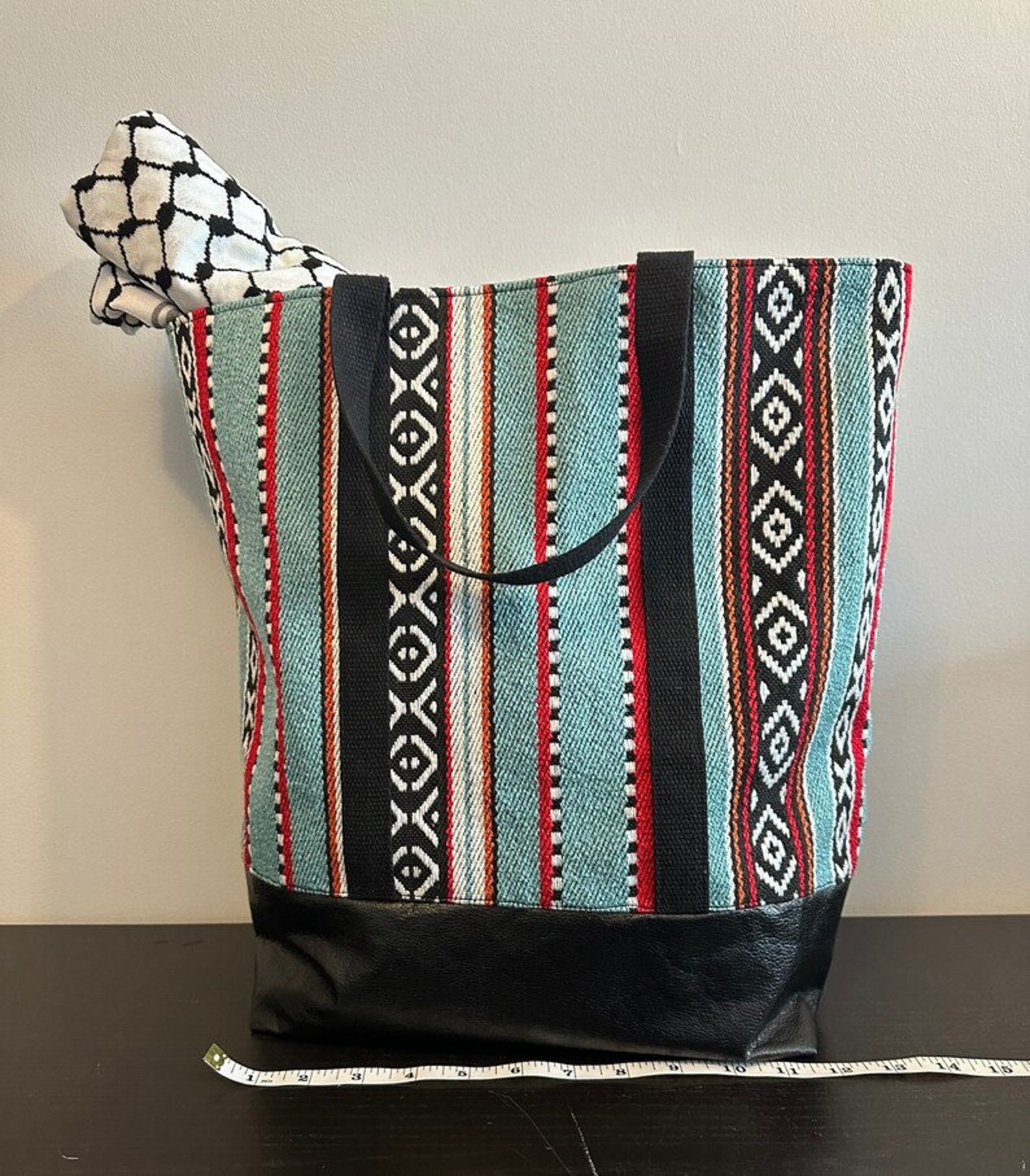 Jordanian Made Bedouin Sadu Fabric for Cushions, Tablecloths, Pillow ...