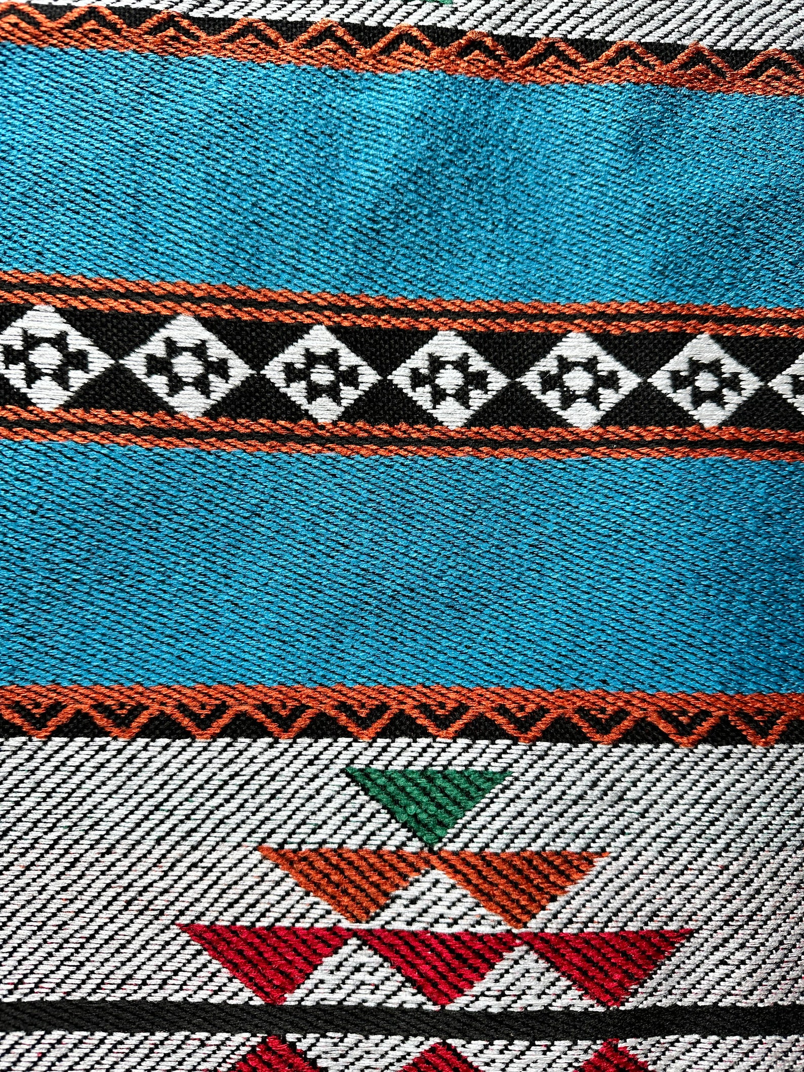 Jordanian Made Bedouin Sadu Fabric for Cushions, Tablecloths, Pillow ...