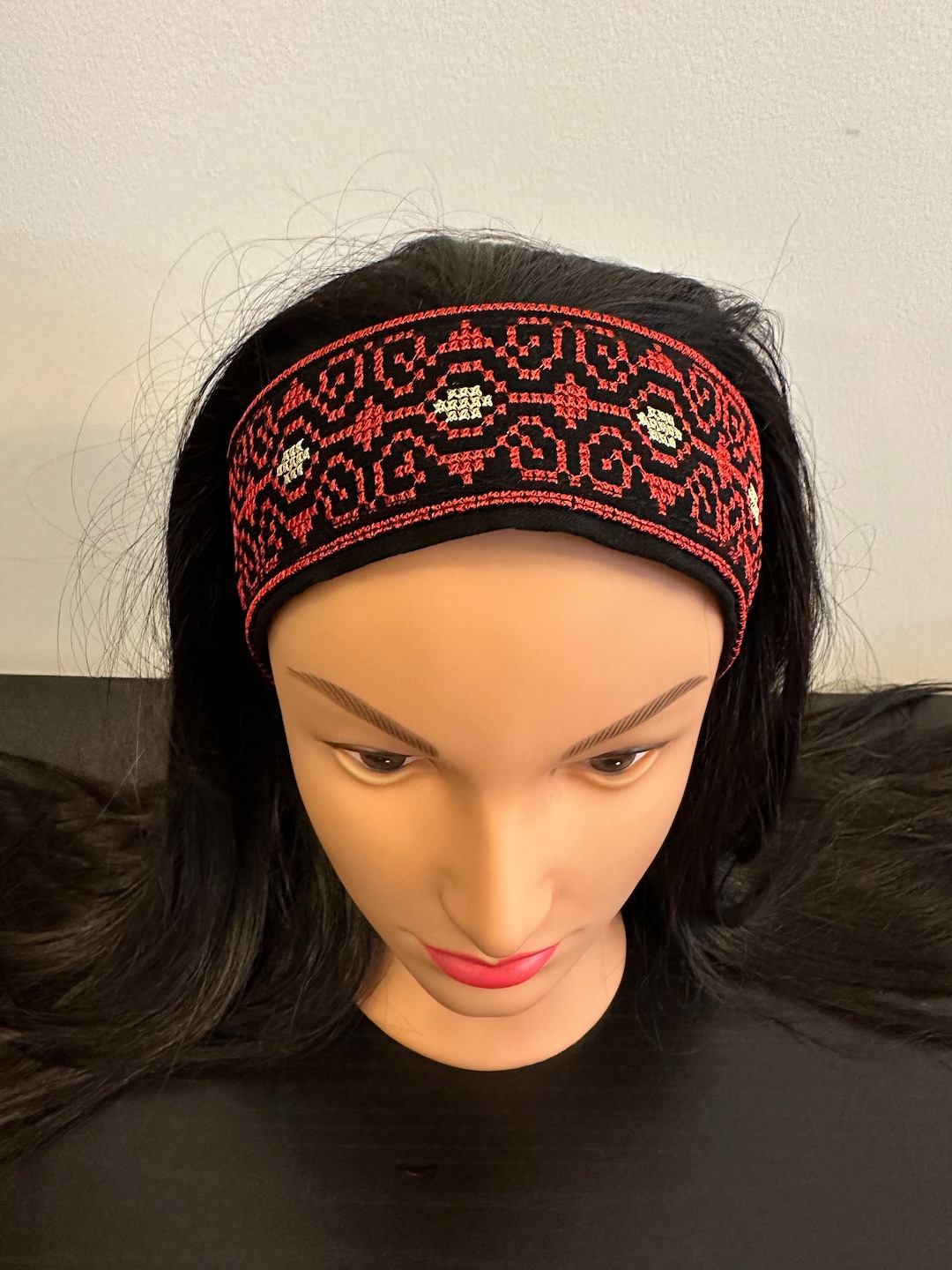 Jordanian Palestinian Tatreez Embroidery Headband Belt, Made in Jordan ...