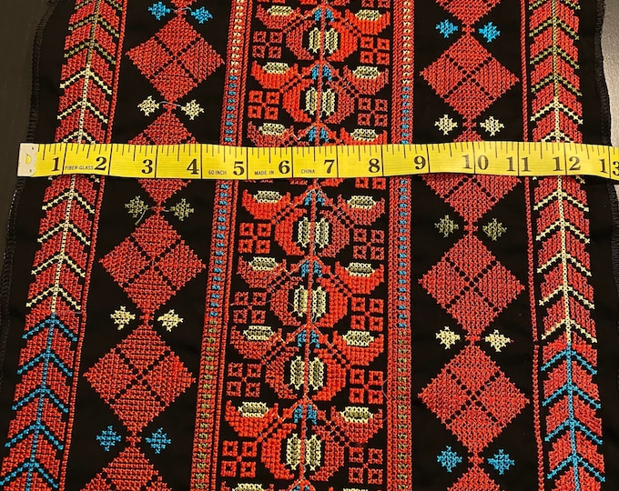 Authentic Jordanian Palestinian Tatreez Embroidery Fabric, Made in ...