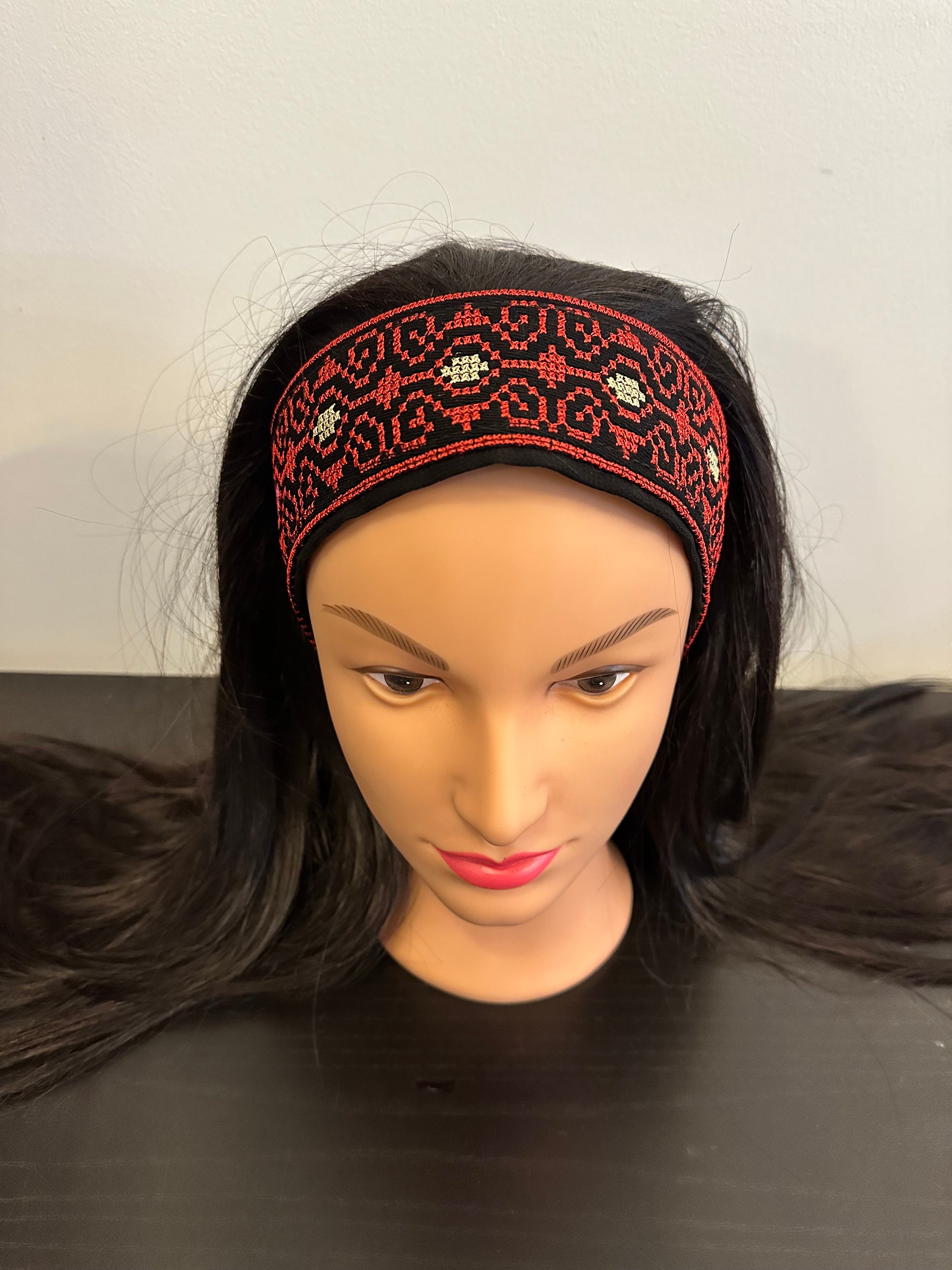 Jordanian Palestinian Tatreez Embroidery Headband Belt, Made in Jordan ...