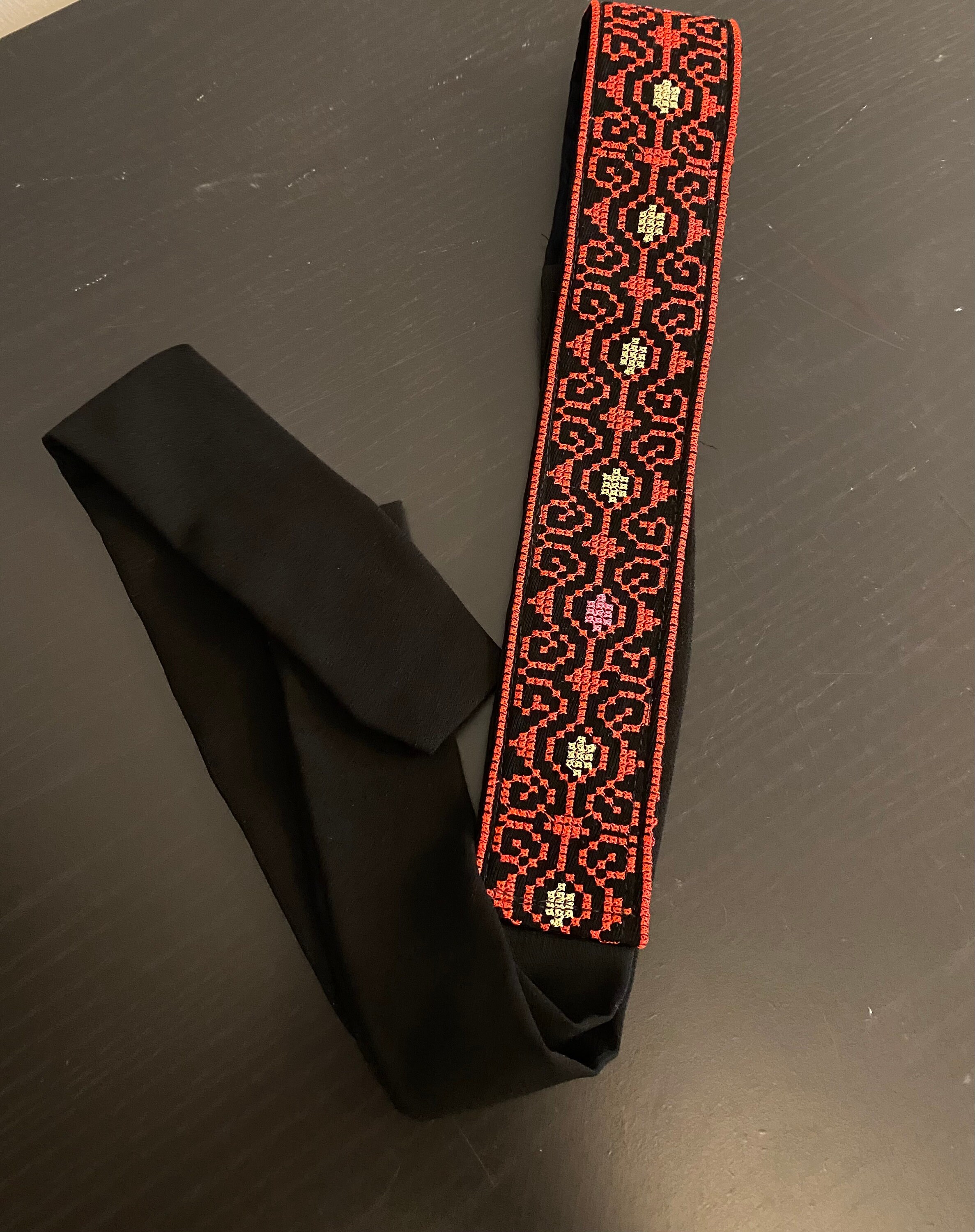 Jordanian Palestinian Tatreez Embroidery Headband Belt, Made in Jordan ...