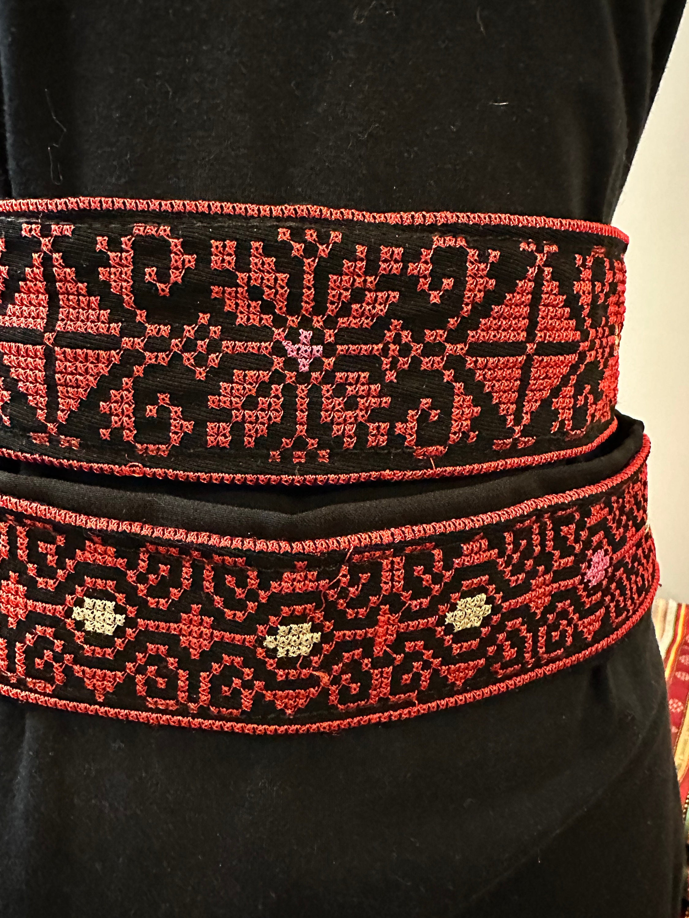 Jordanian Palestinian Tatreez Embroidery Headband Belt, Made in Jordan ...