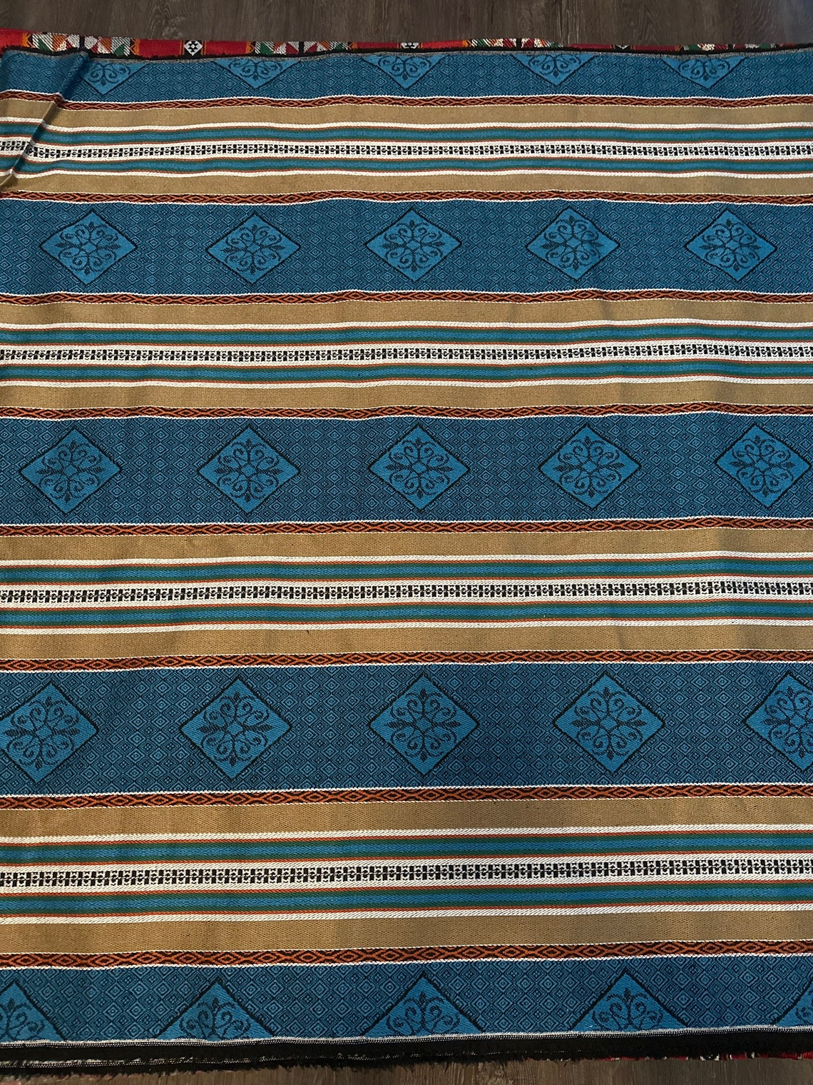 Jordanian Made Bedouin Sadu Fabric for Cushions, Tablecloths, Pillow ...