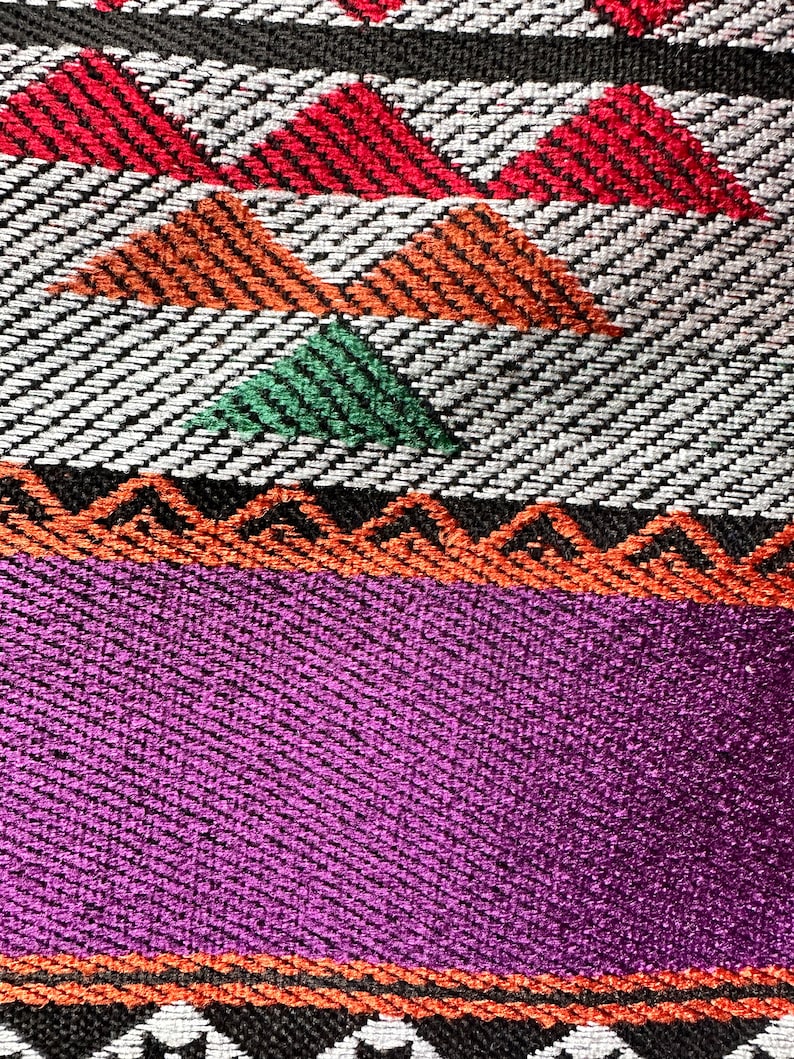 Jordanian Made Bedouin Sadu Fabric for Cushions Tablecloths - Etsy