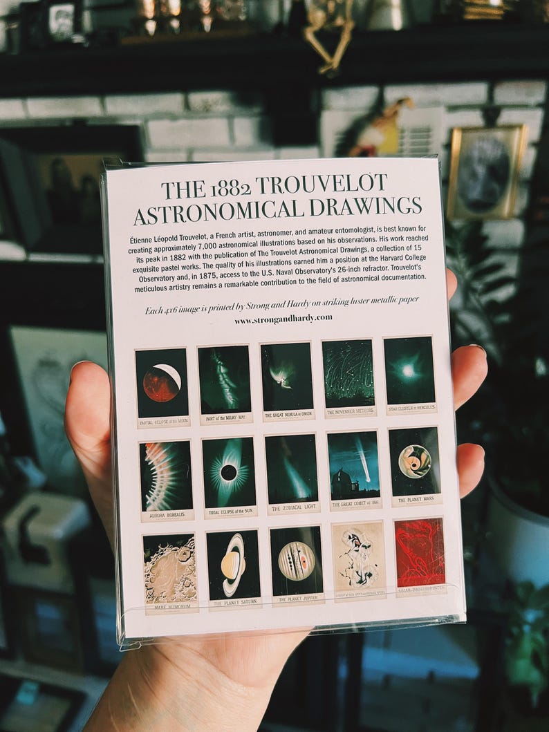 The 1882 Trouvelot Astronomical Drawings Box Set - Etsy
