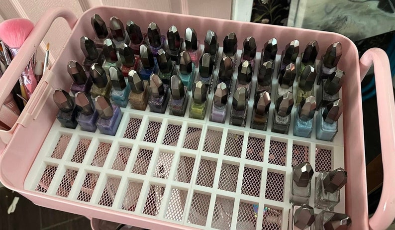 Custom Nail Polish Organizer Trays | 3D Printed | for Drawers or Carts ...