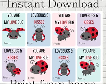 Ladybug Digital Card | Etsy
