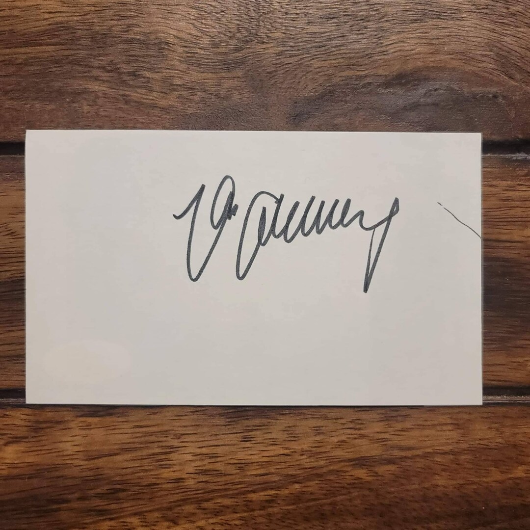 Max Schmeling Signed/autographed Index Card-hvwt Boxing Champ-ko Joe ...