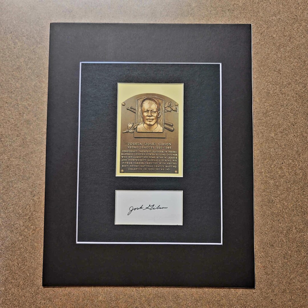 Josh Gibson "black Babe Ruth" Baseball Autograph - RARE! - Certificate ...