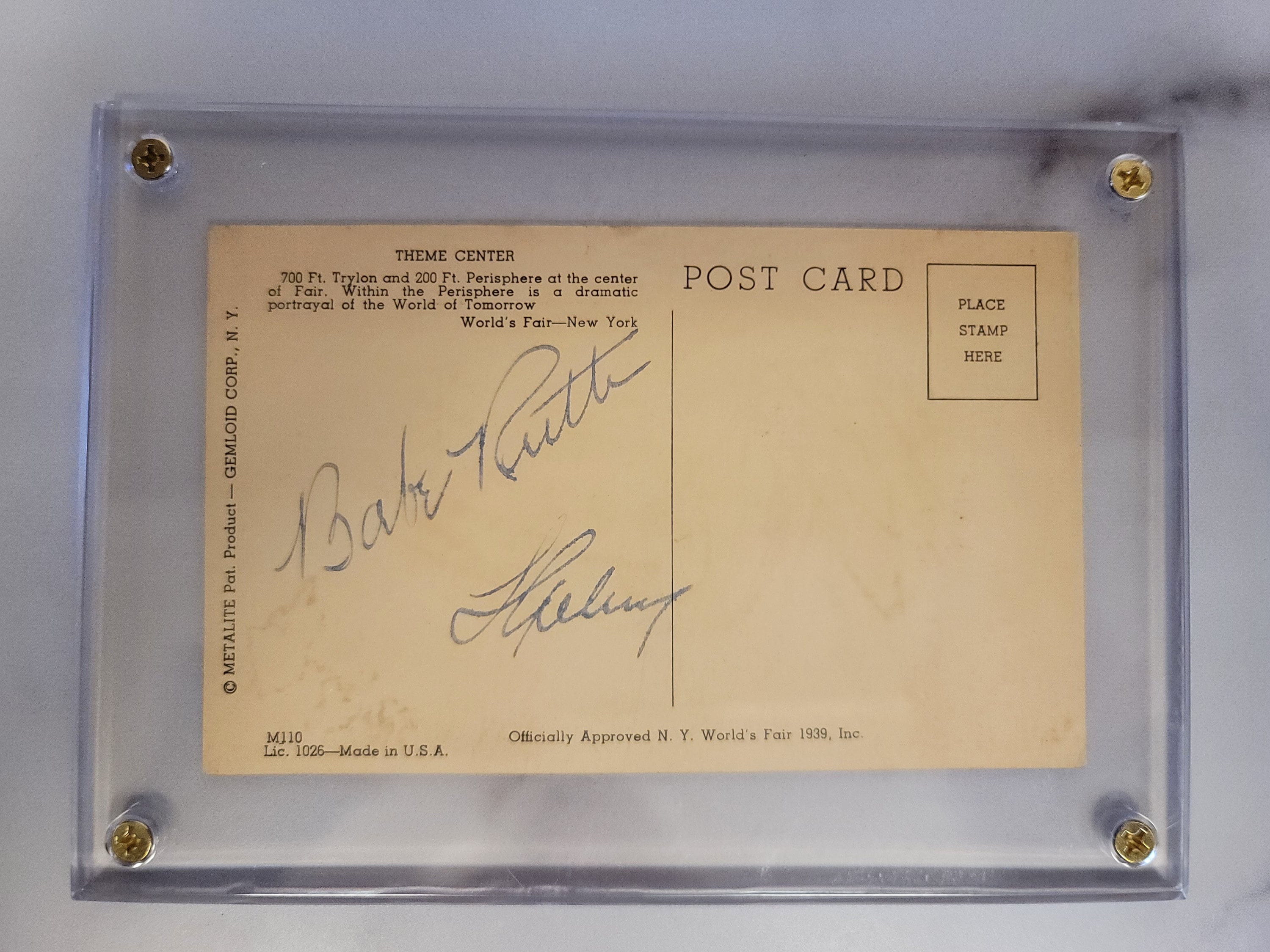 Lou Gehrig Autograph for sale| 78 ads for used Lou Gehrig Autographs