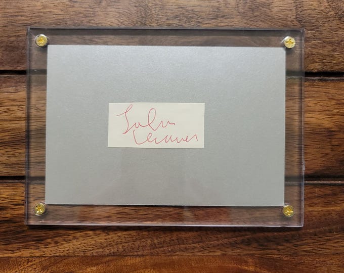 John Lennon Cut Signature - Beatles Autograph- Hologrammed Certificate ...