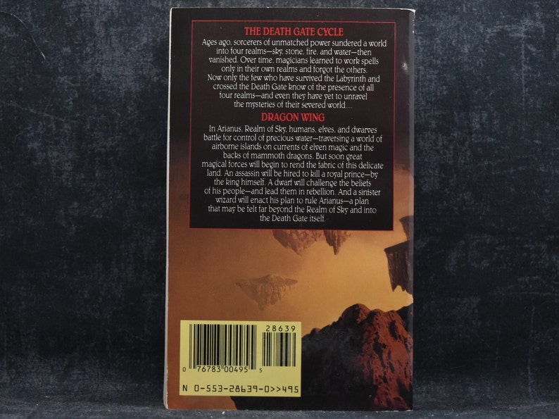 Used Book Dragon Wing death Gate Cycle 1 by Margaret Weis and Tracy ...