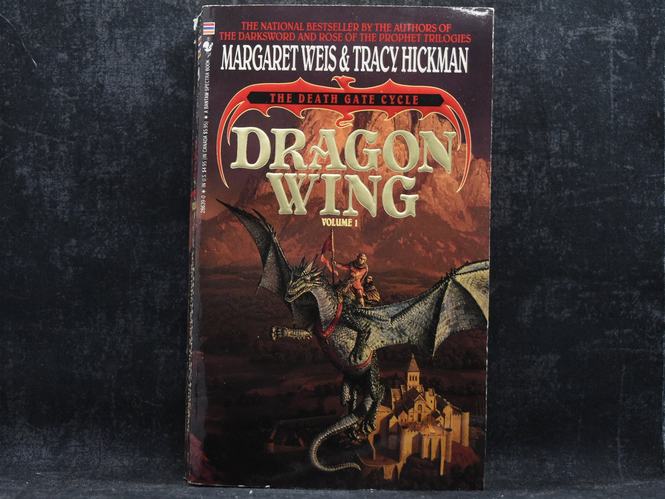 Used Book Dragon Wing death Gate Cycle 1 by Margaret Weis and Tracy ...