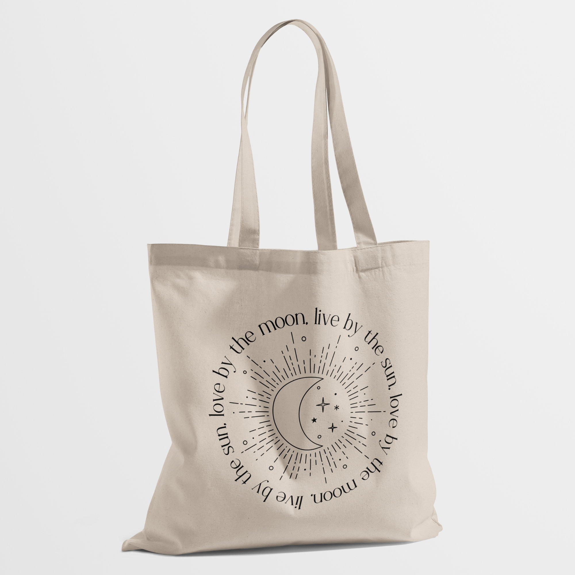 Sun and Moon Tote Bag, Aesthetic Tote Bag, Cute Tote Bag, Sun and Moon ...