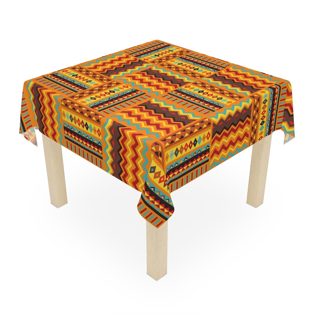 African Print Tablecloth, Ankara Print Table Cloth, Hippie, Mandala ...