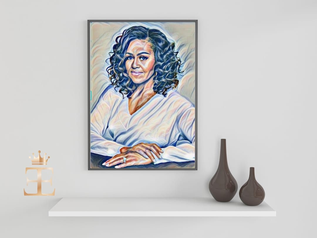 Michelle Obama Matte Poster, First Lady Art, Mother's Day Gift, Gift ...