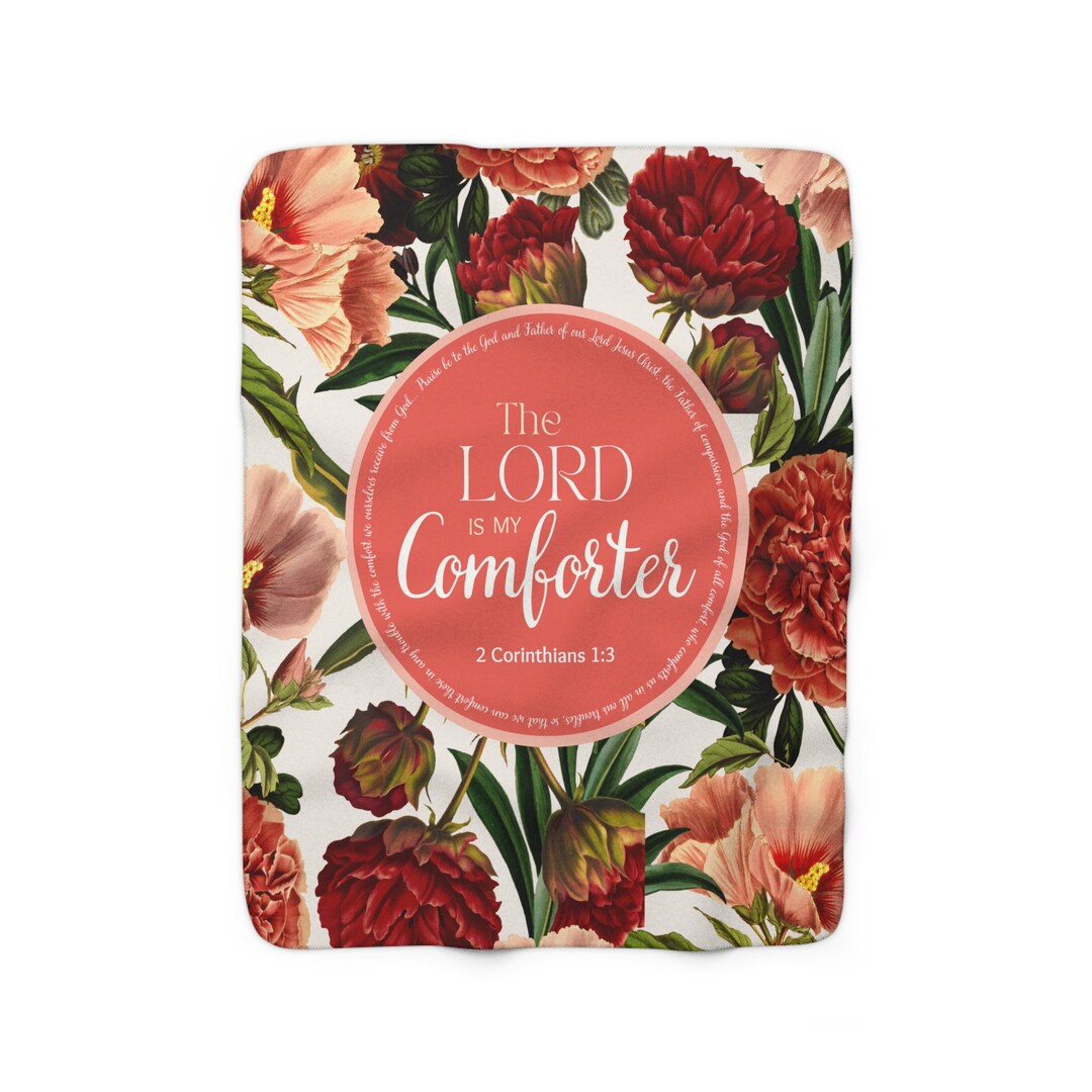 2 Corinthians 1:3 Blanket, the Lord is My Comforter, Scripture Blanket ...