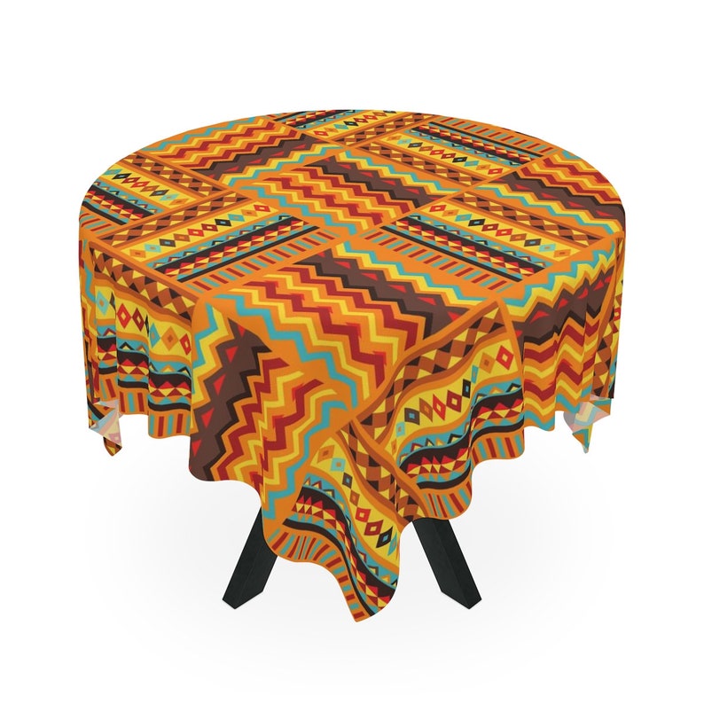African Print Tablecloth, Ankara Print Table Cloth, Hippie, Mandala ...