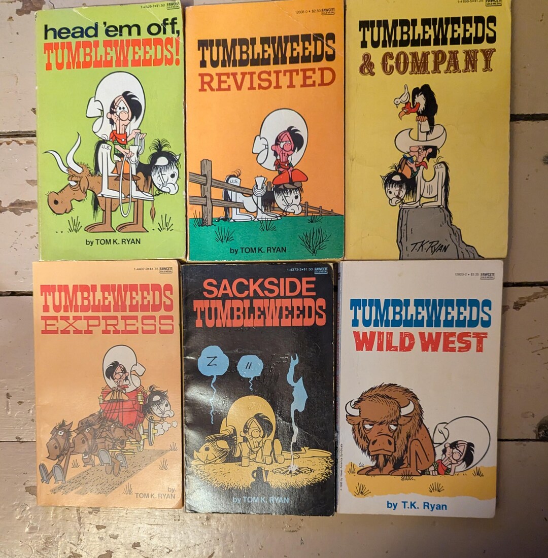 Tumbleweeds Book Lot Tom K Ryan Fawcett Gold Medal - Etsy