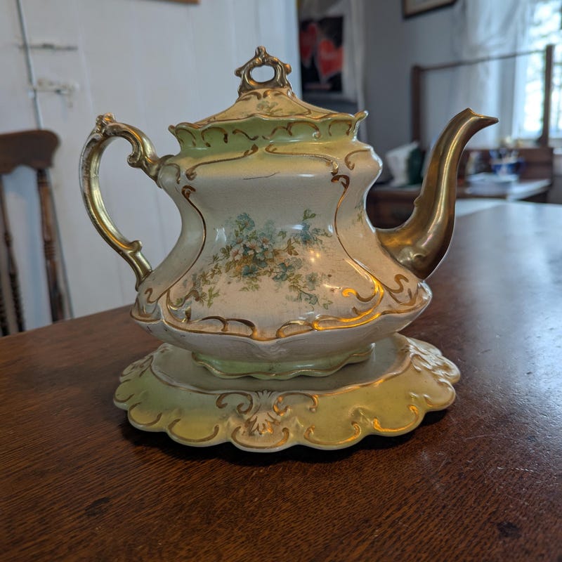 Crown Teapot - Etsy