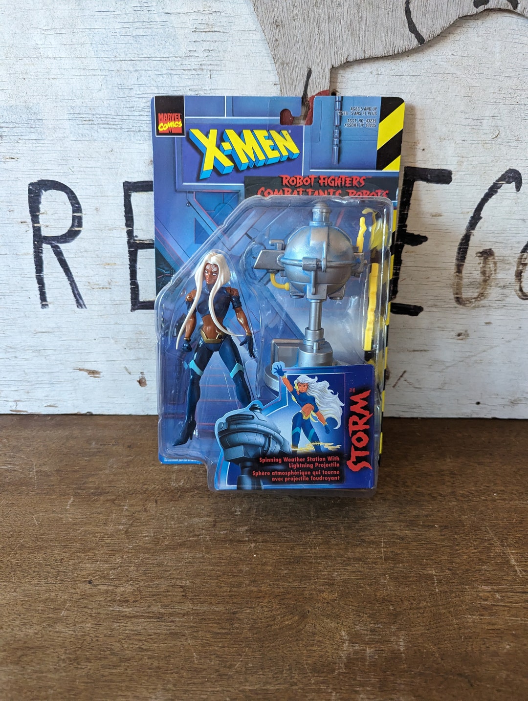 MARVEL X-MEN Robot Fighters Storm Spinning Weather Station Action ...