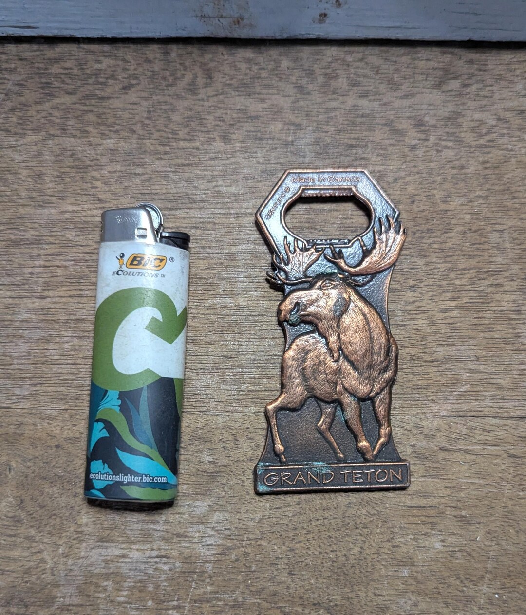 Yellowstone Grand Teton National Park Copper Bottle Opener Souvenir ...