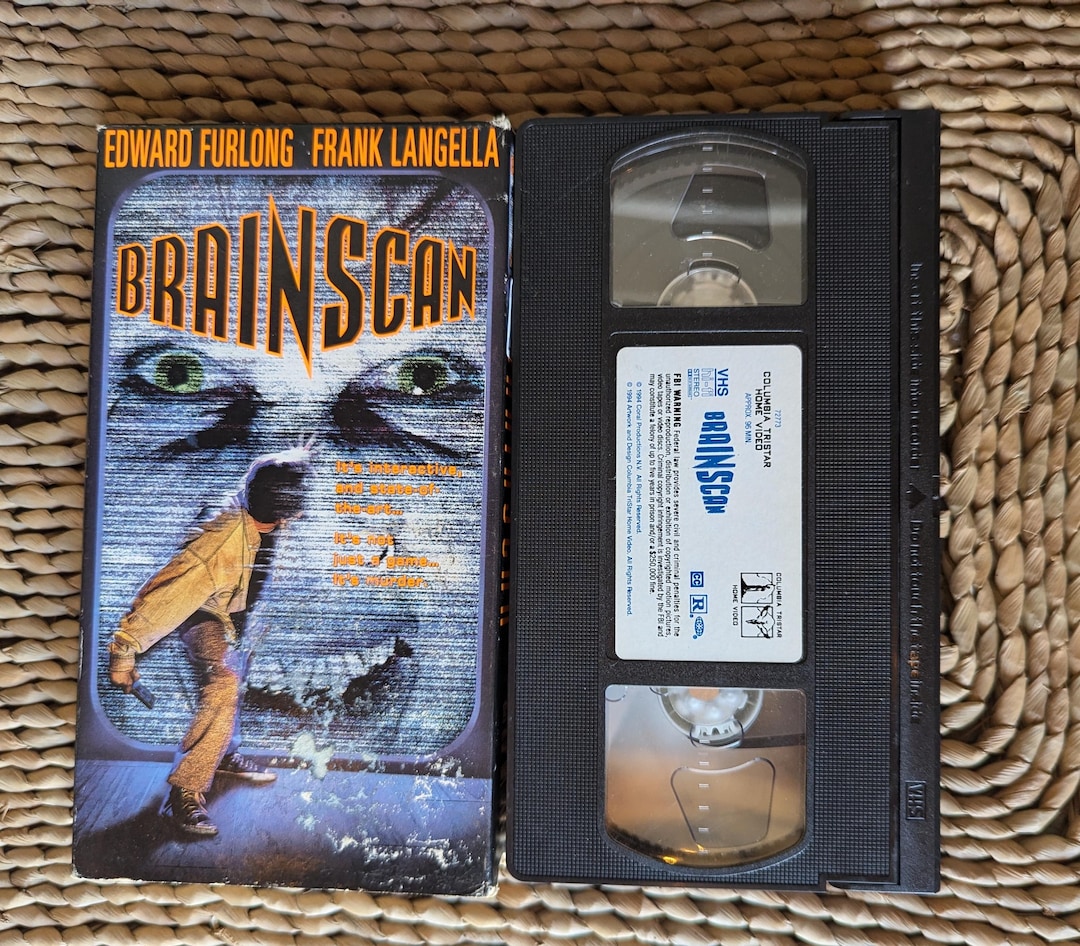 Brainscan VHS Video Brain Scan Horror Edward Furlong Frank Langella 1994 - Etsy