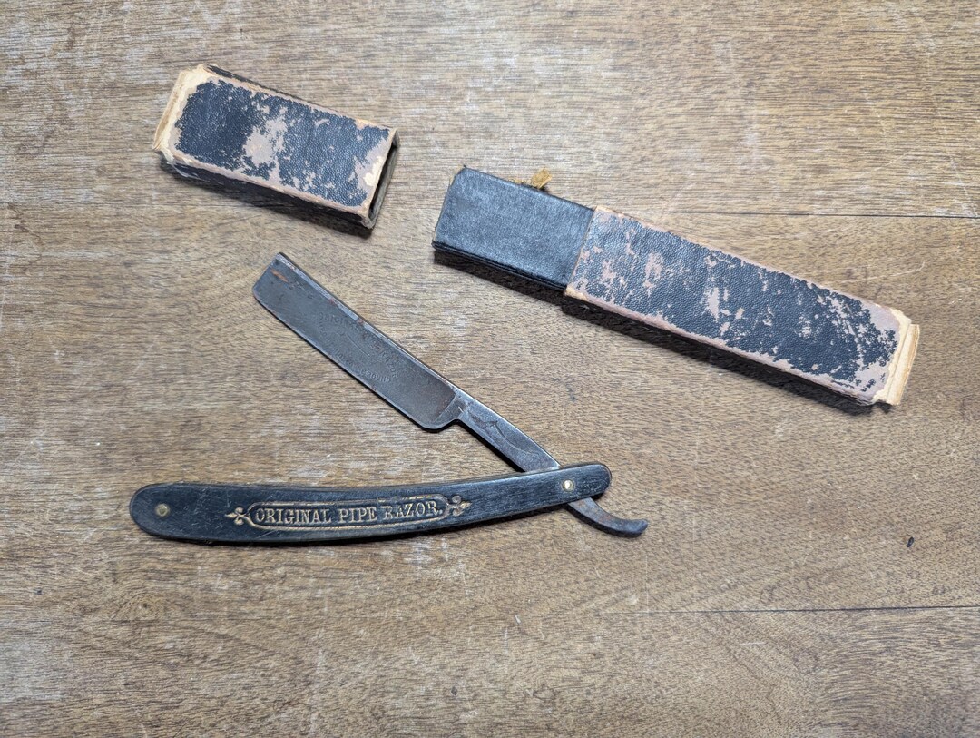 Antique 1920s Challenge Cutlery Straight Razor Connecticut Original ...
