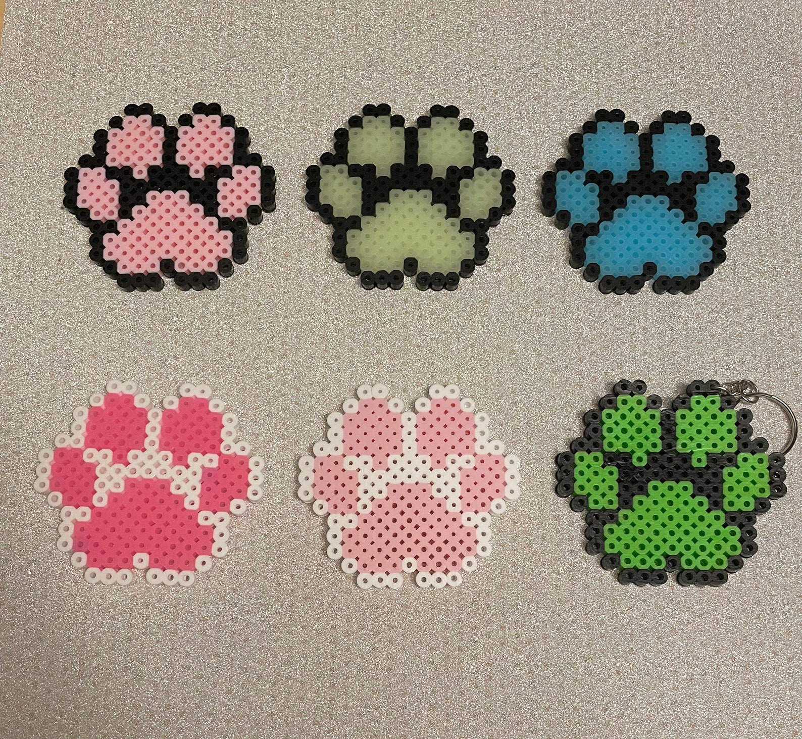 Animal/ Dog/ Cat Paw Print Coaster, Keychain, Wall Decor - Etsy