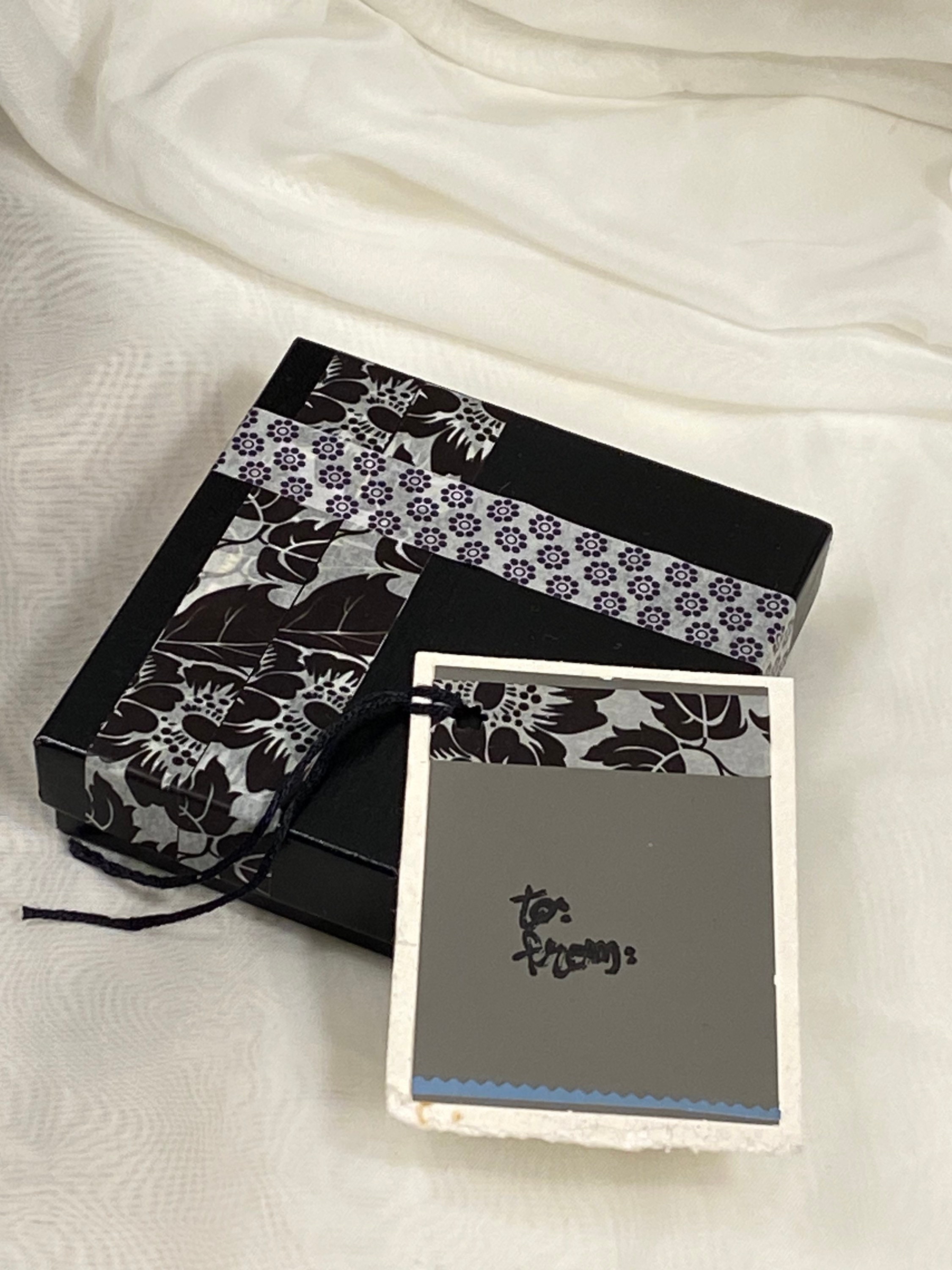 Black Upcycled Gift Boxes Jewelry Boxes Black Gift Boxes - Etsy