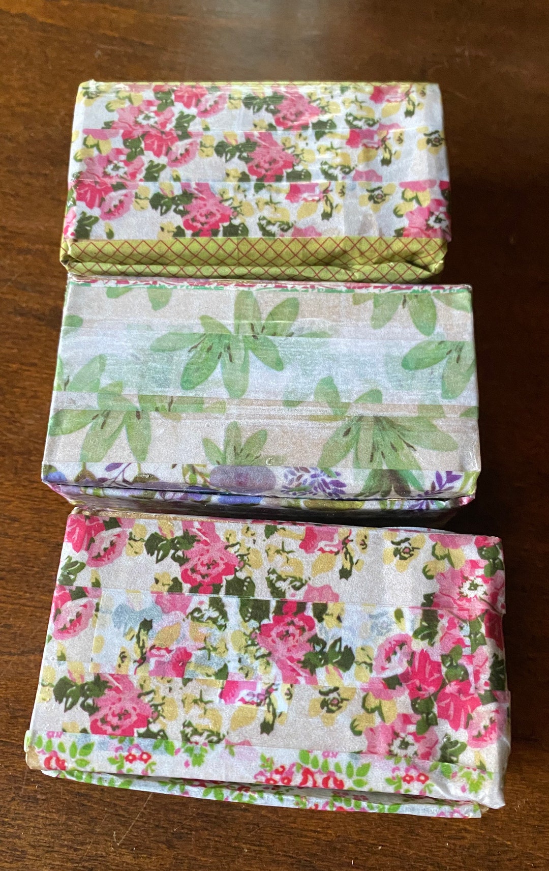 Upcycled Gift Box Sets, Crafty Gift Boxes, Spring Gifts, Floral Mix ...