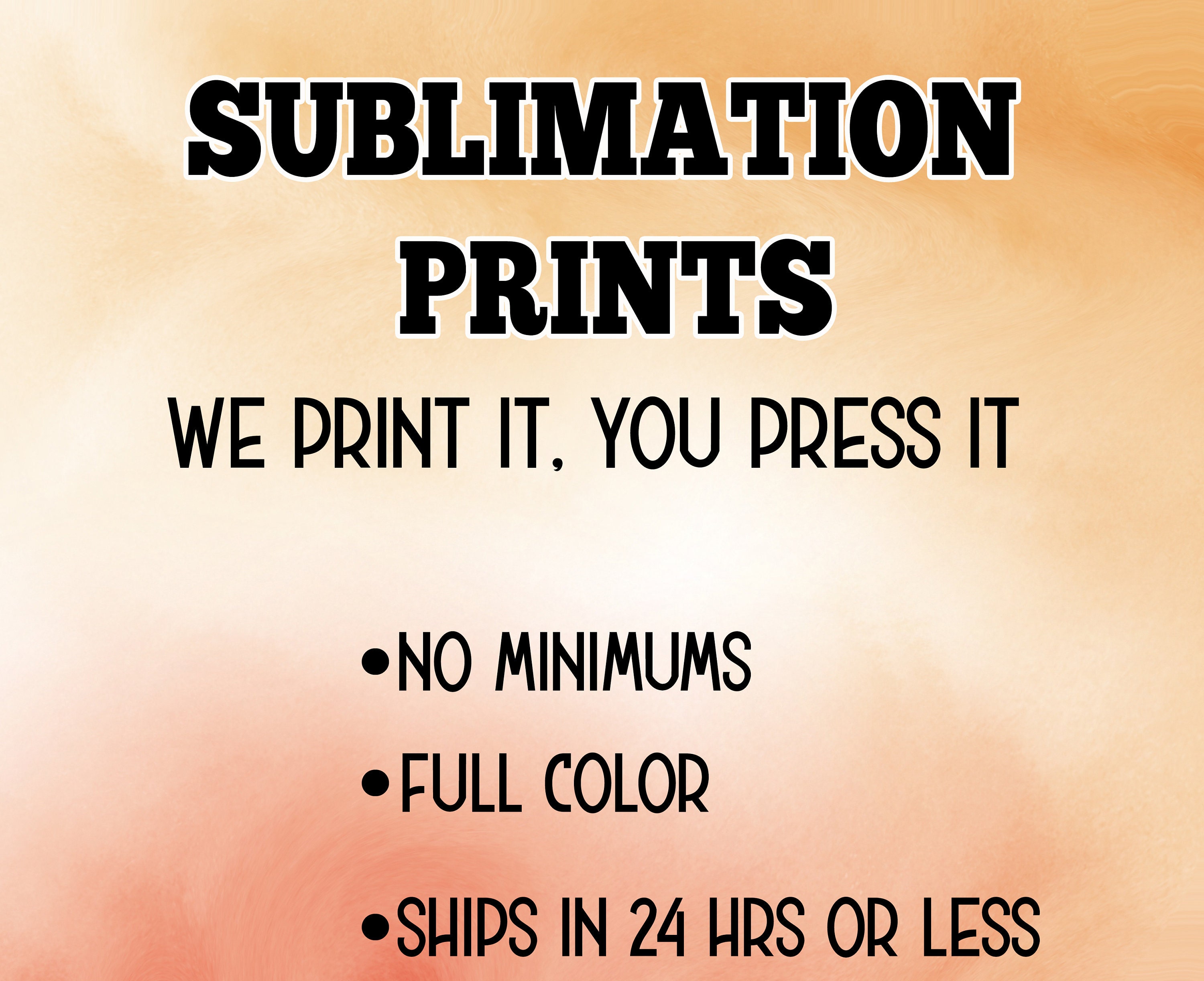 Sublimation Prints/transfers Ready to Press Print on Demand - Etsy