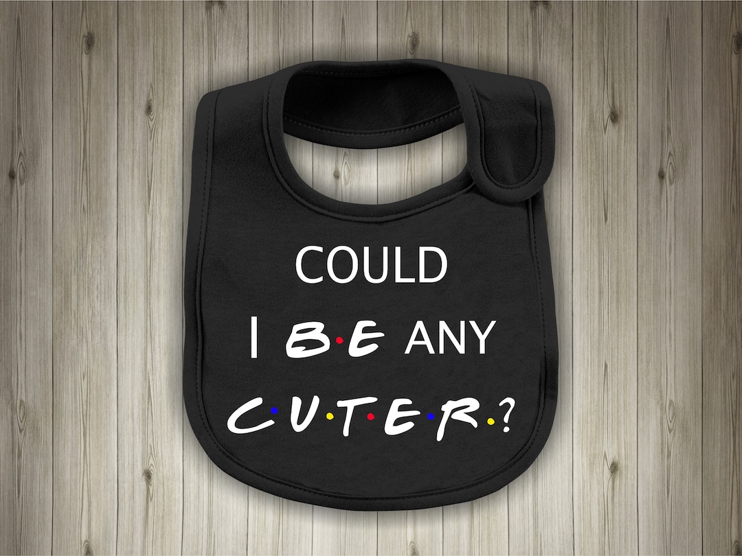 Could I Be Any Cuter Friends Inspired Baby Bib - Etsy