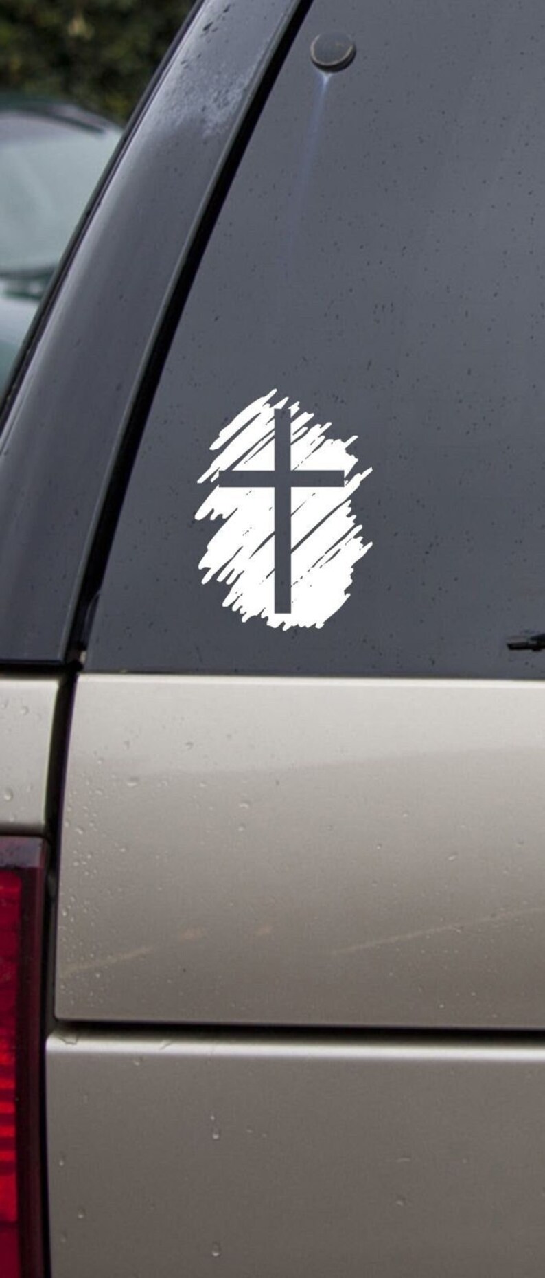 Cross Faith Car Window Decal - Etsy