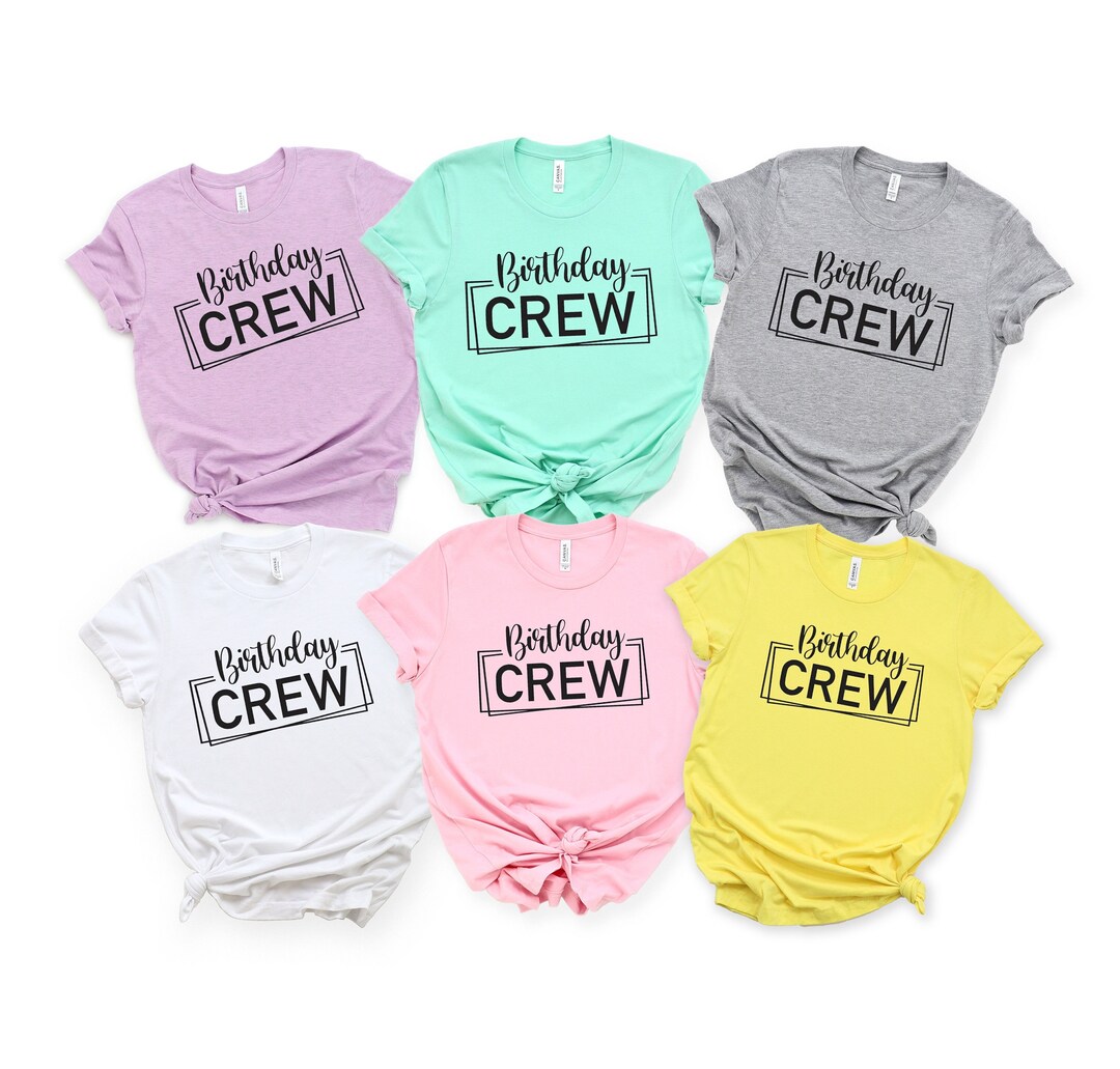 Birthday Crew Shirts, Birthday Group Shirts, Birthday Team Shirt ...