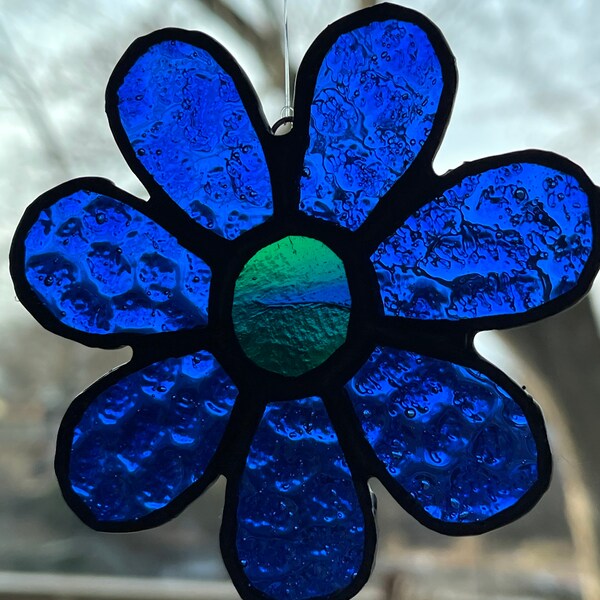 Stained Glass Daisy - Etsy