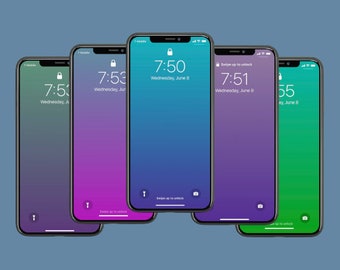 5 Subtle Pastel iPhone Wallpaper Collection 2 - Etsy