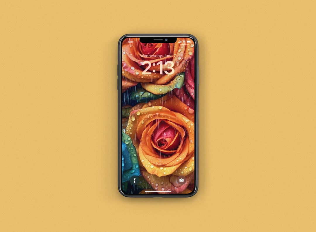 High Resolution Multi-color Roses Exclusive AI iPhone Wallpaper - Etsy