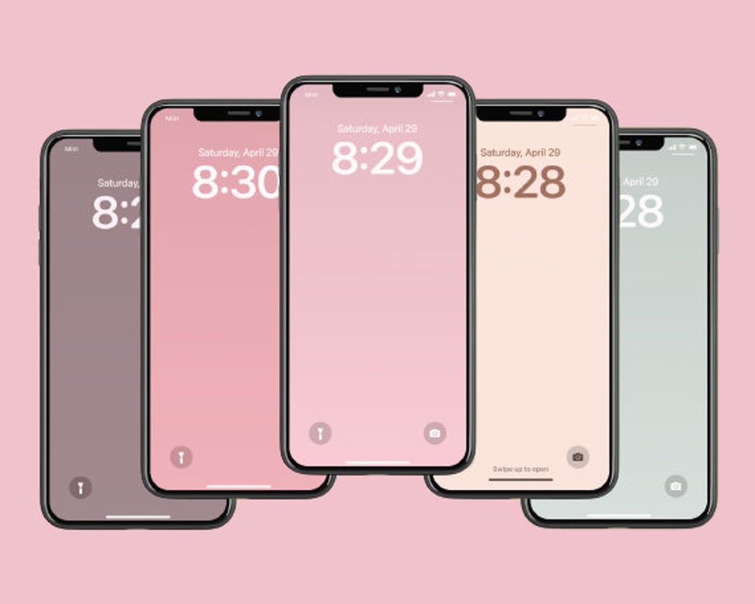 5 Subtle Pastel iPhone Wallpaper Collection - Etsy
