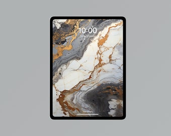 IPad Wallpaper, Emerald Green Marble, High Resolution, Instant Download ...