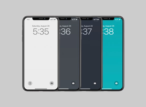 4 Modern Tone iPhone Wallpaper Collection, Instant Download - Etsy